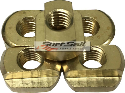 Chinook Brass Tee Slider Nut M8 (1) | eBay