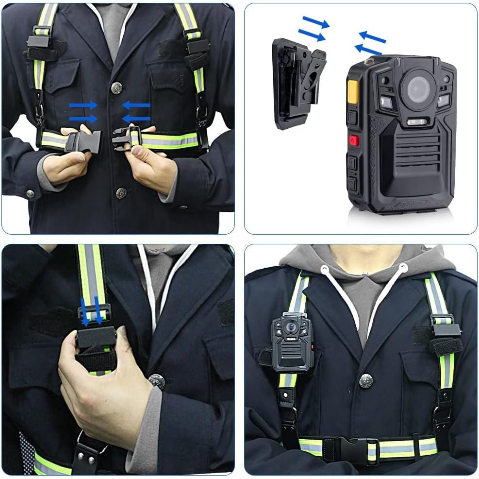 CAMMHD Adjustable Body Camera Harness Shoulder Strap Mount Harness ...