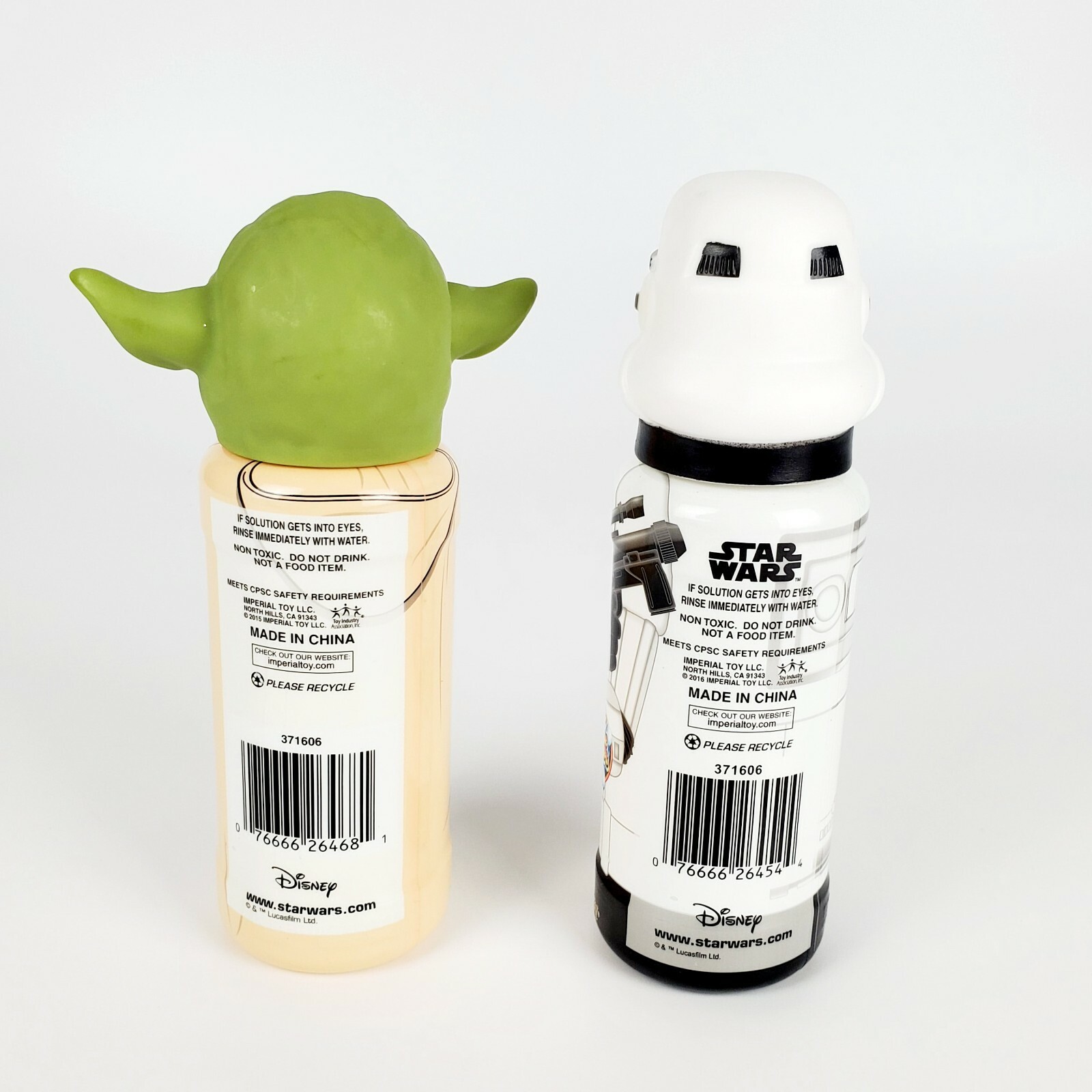 Set of 2 Super Miracle Bubble Solution Star Wars Bubbles Yoda and ...