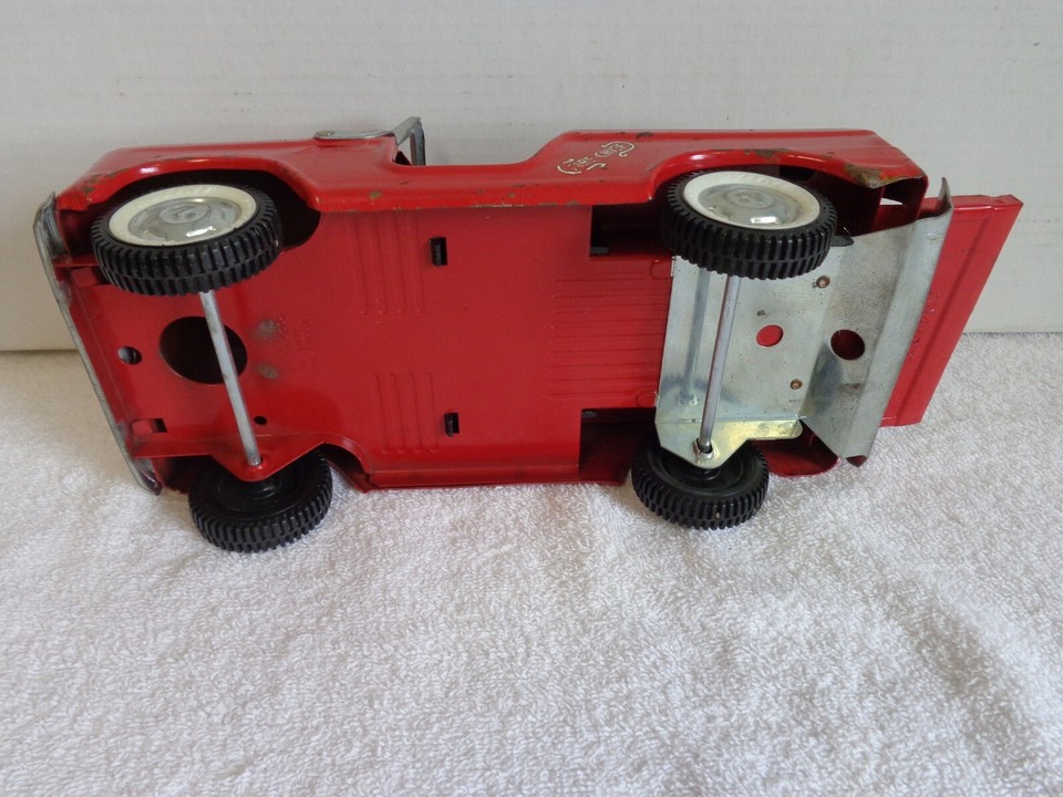 **Nylint 1960's Ford Bronco Fire Chief Vintage Toy Pressed Steel 11 ...