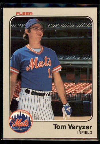 1983 Fleer Tom Veryzer #559 New York Mets | eBay