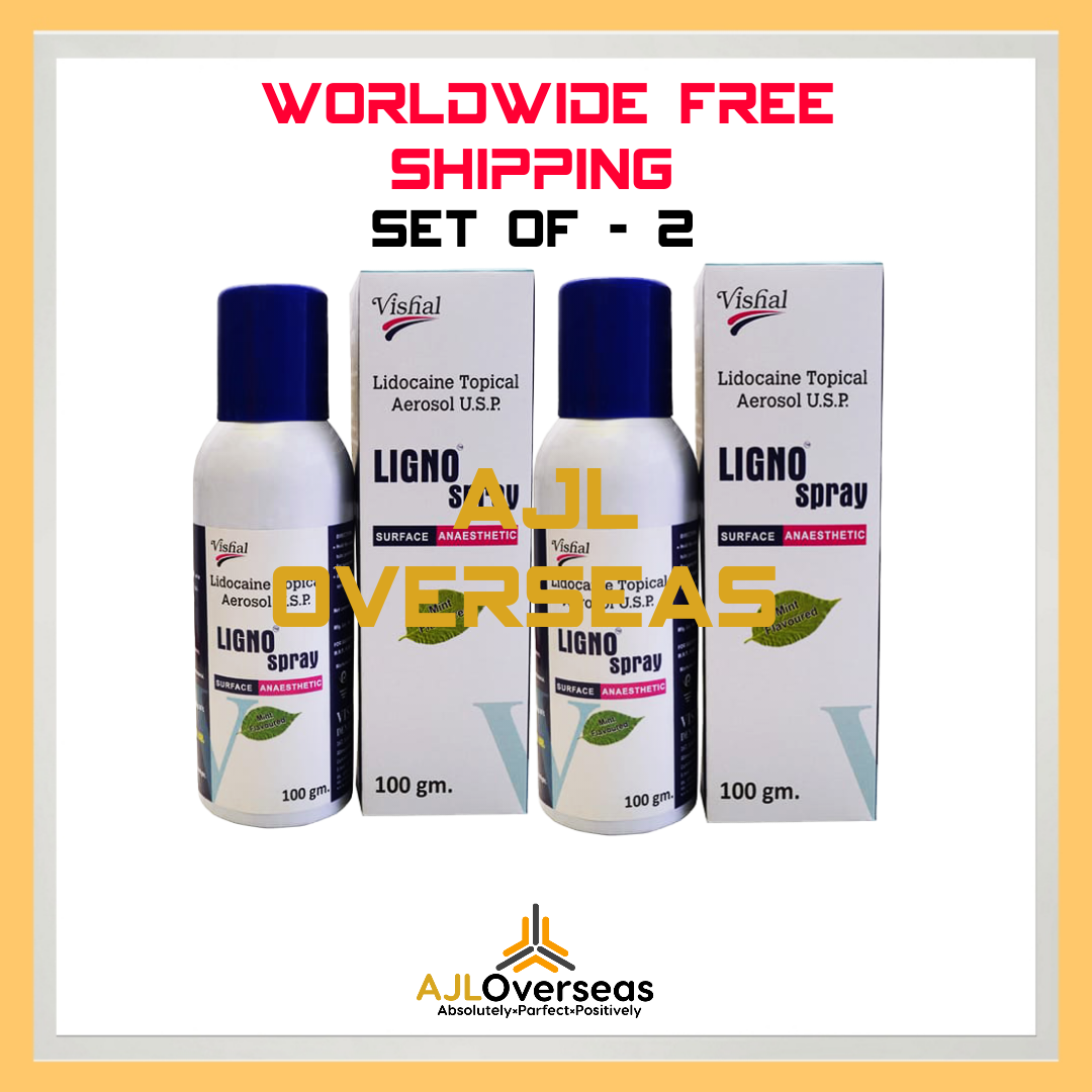 Premium Quality LIGNO Spray Use for Dental 100ml Set Of -2 Free Ship ...