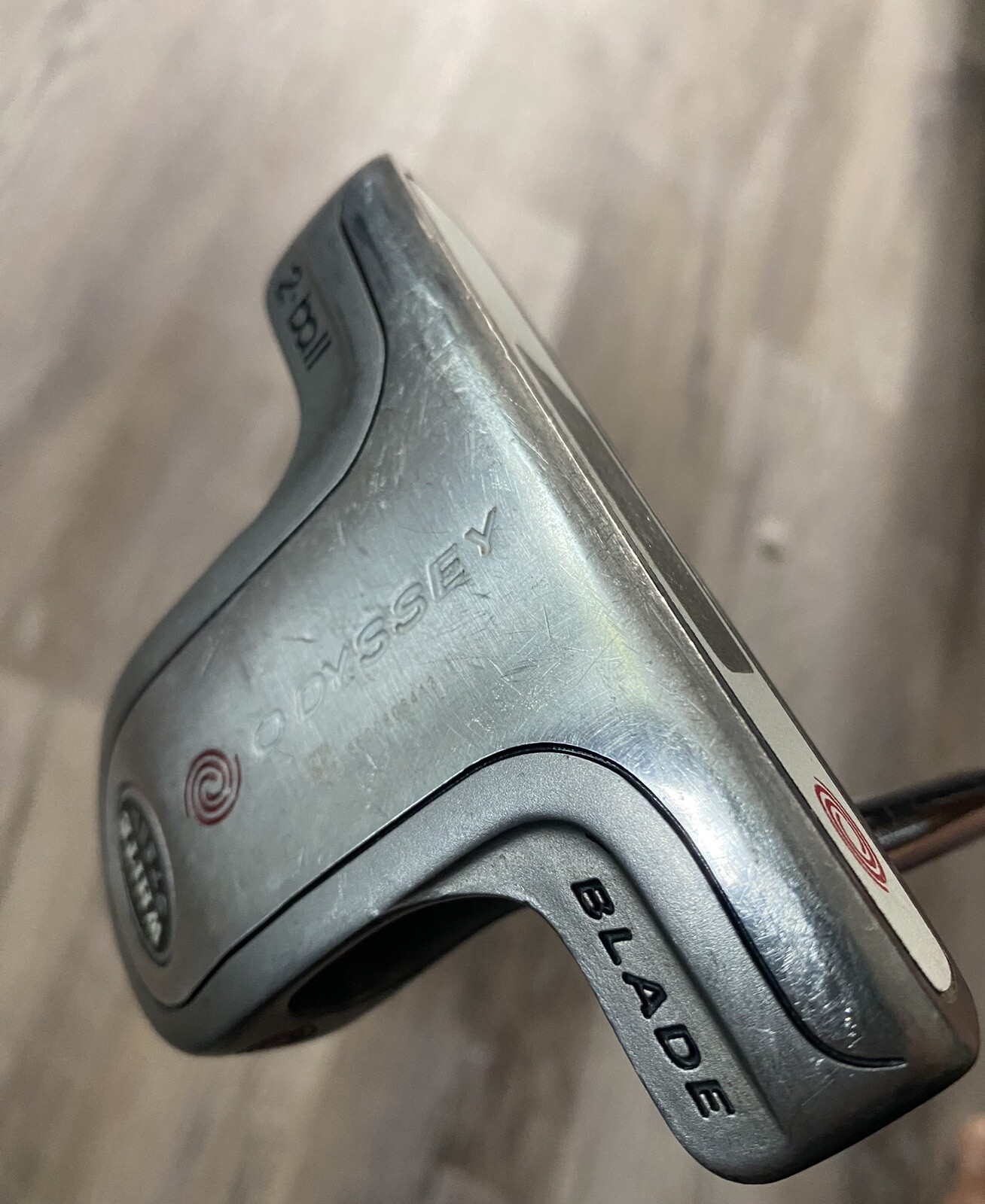 Odyssey White Steel 2-Ball Blade Putter 35" Mens RH Swing | eBay