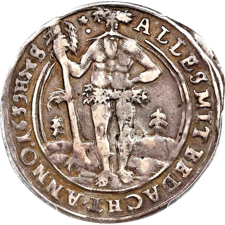 1639 German States, Brunswick Wolfenbuttel 1/8 Thaler PCGS AU 50 ...