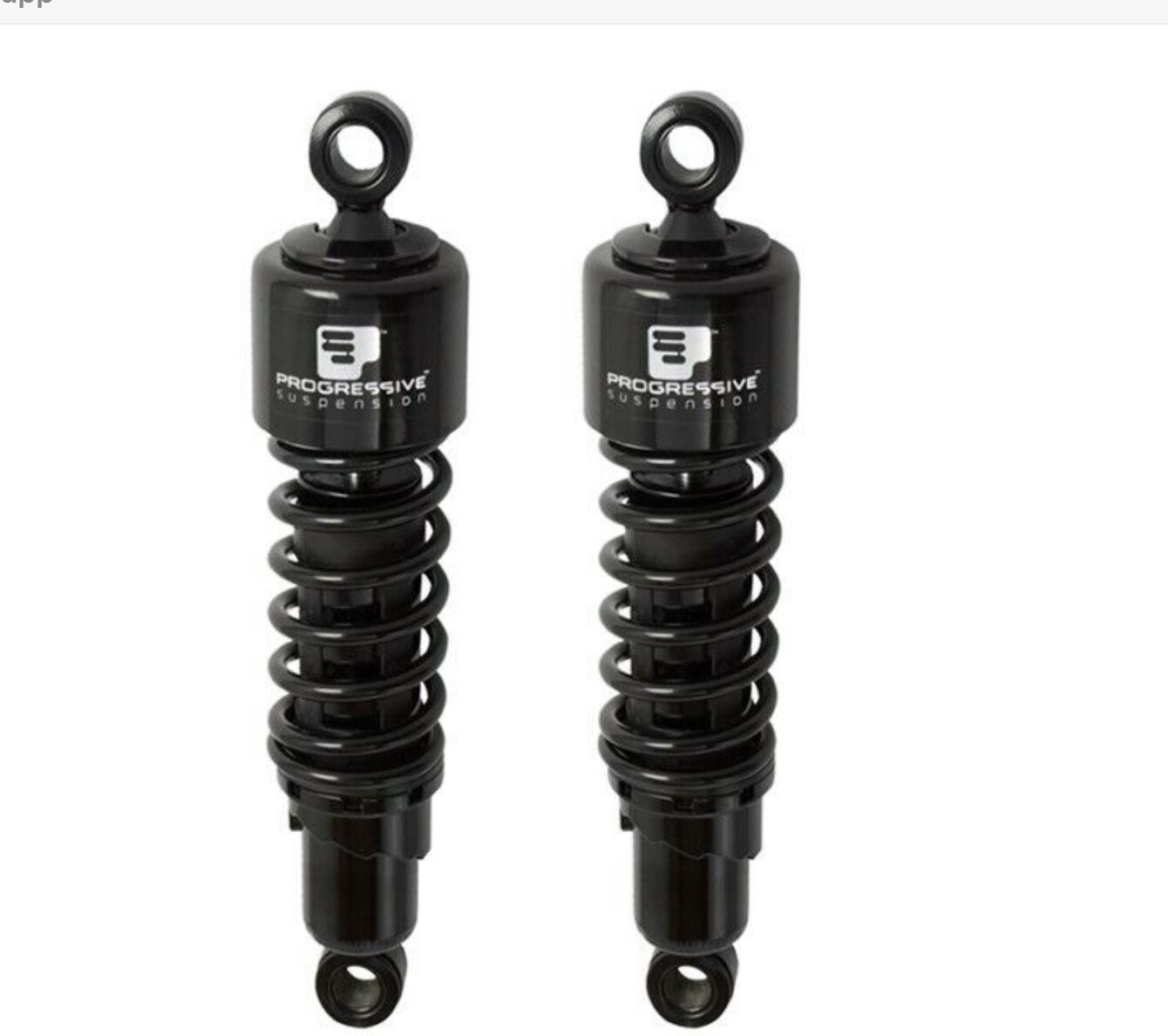 Progressive 412 Black 13.5" RR Shocks 84-05 Touring/87-94 FXR/86-03 XL ...