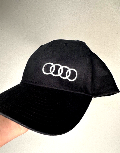 Vintage Audi Black Racing Cap Dad- Hat with adjustable Buckle closure ...