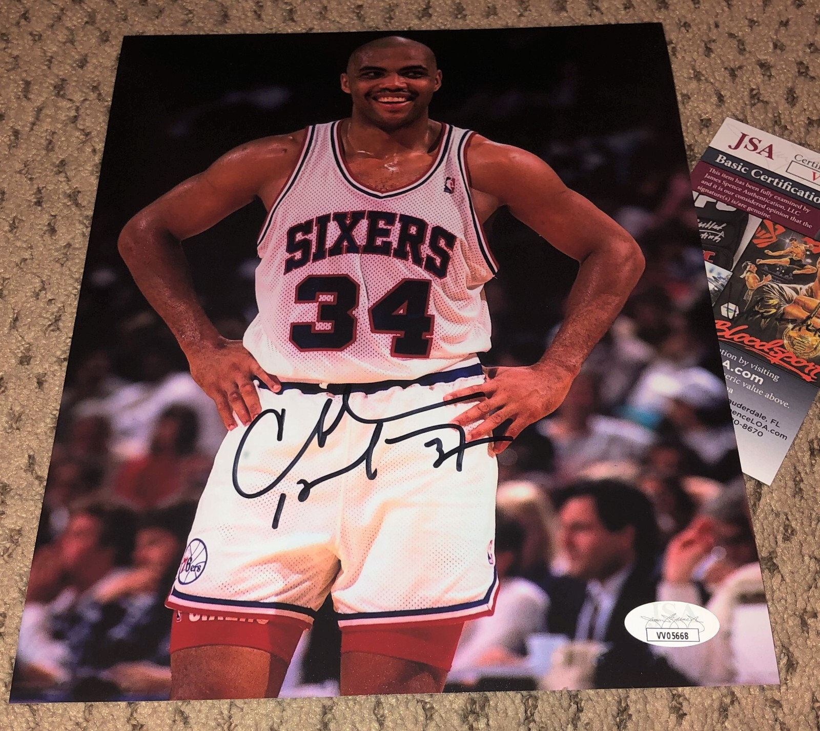 Charles Barkley Autographed Memorabilia | Signed Photo, Jersey ...