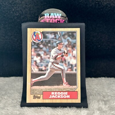 1987 Topps Reggie Jackson #300 California Angels MINT | eBay
