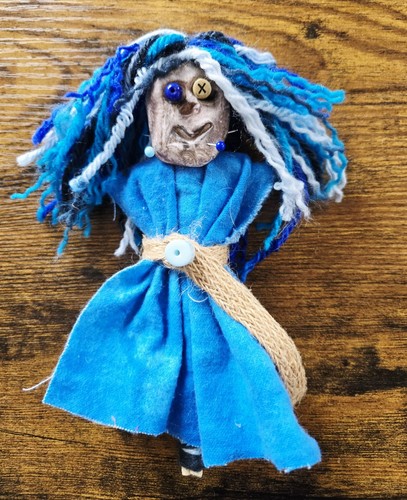 Voodoo Hex Hag Doll Black Folk Magic Gothic Witch | eBay