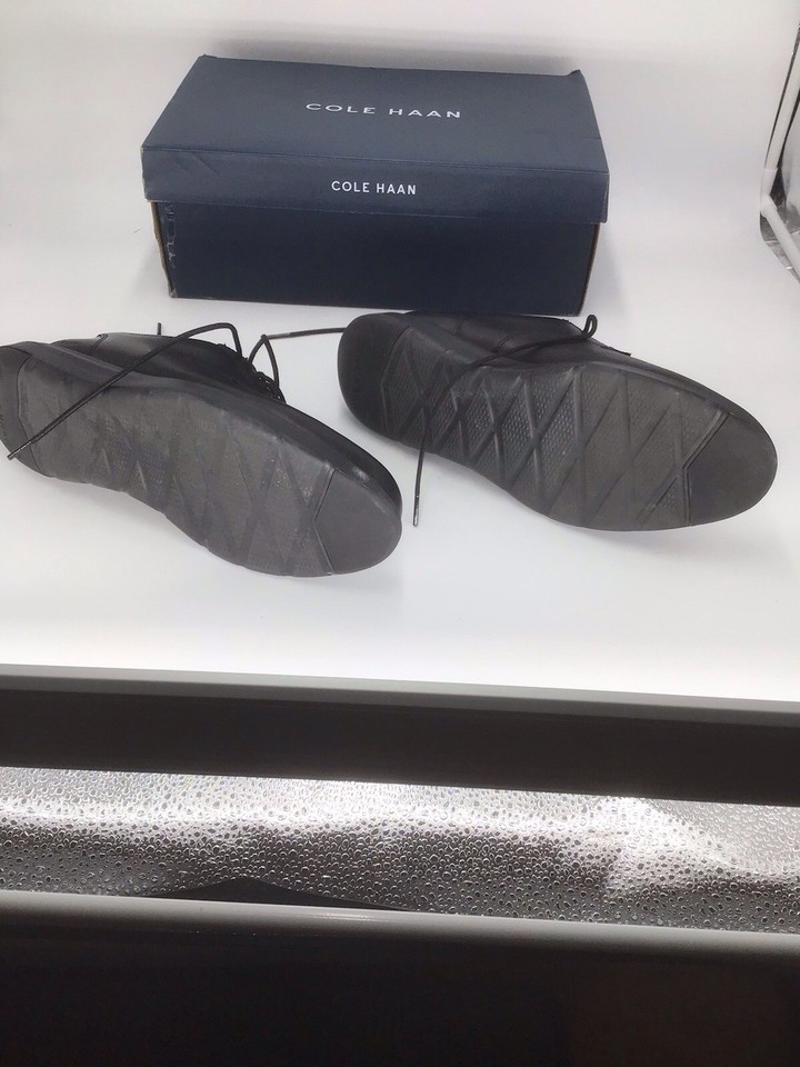 Cole Haan Mens Grand Atlantic Black Oxford Dress Shoe Size 11 | eBay