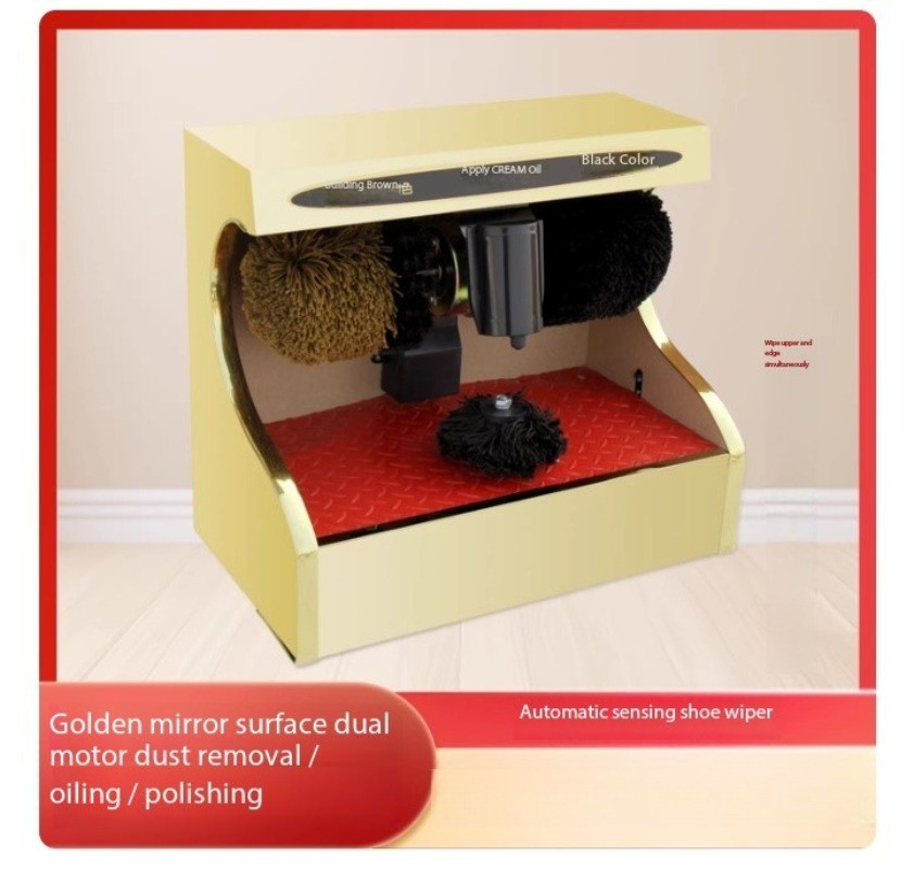 Fully Automatic Sensor-Operated Shoe Shining Machine with Electric ...