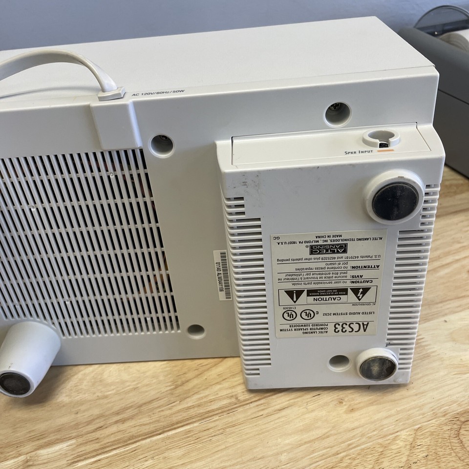 Altec Lansing ACS33 Computer Speakers Subwoofer 2.1 21986942337| eBay