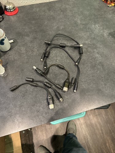 Original Xbox OEM Breakaway Adapter Controller Cable - Black/Green, Lot ...