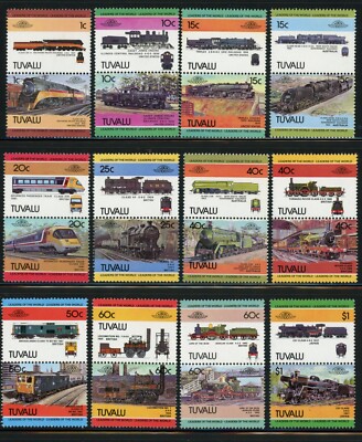Tuvalu - MNH Stamps Train 1985 | eBay