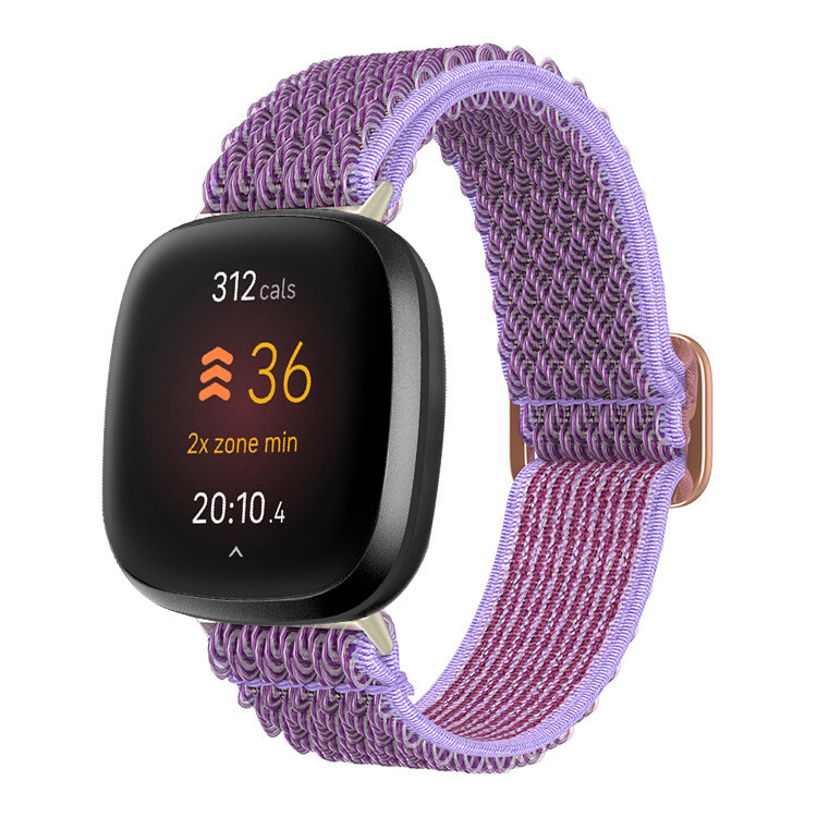 For Fitbit Versa 3 Sense Elastic Sport Nylon Loop Watch Band Strap | eBay