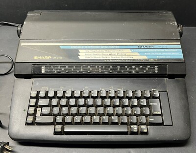 Sharp Portable Electronic Intelliwriter Typewriter Model PA-3110 | eBay
