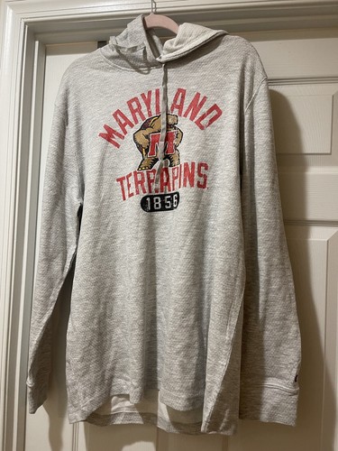 NEW Champion XL Hoodie Maryland Terrapins TERPS Spellout Logo ...