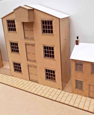 Warehouse Laser cut Scratch Aid Layout Kit O Gauge 7mm Model Railway | eBay