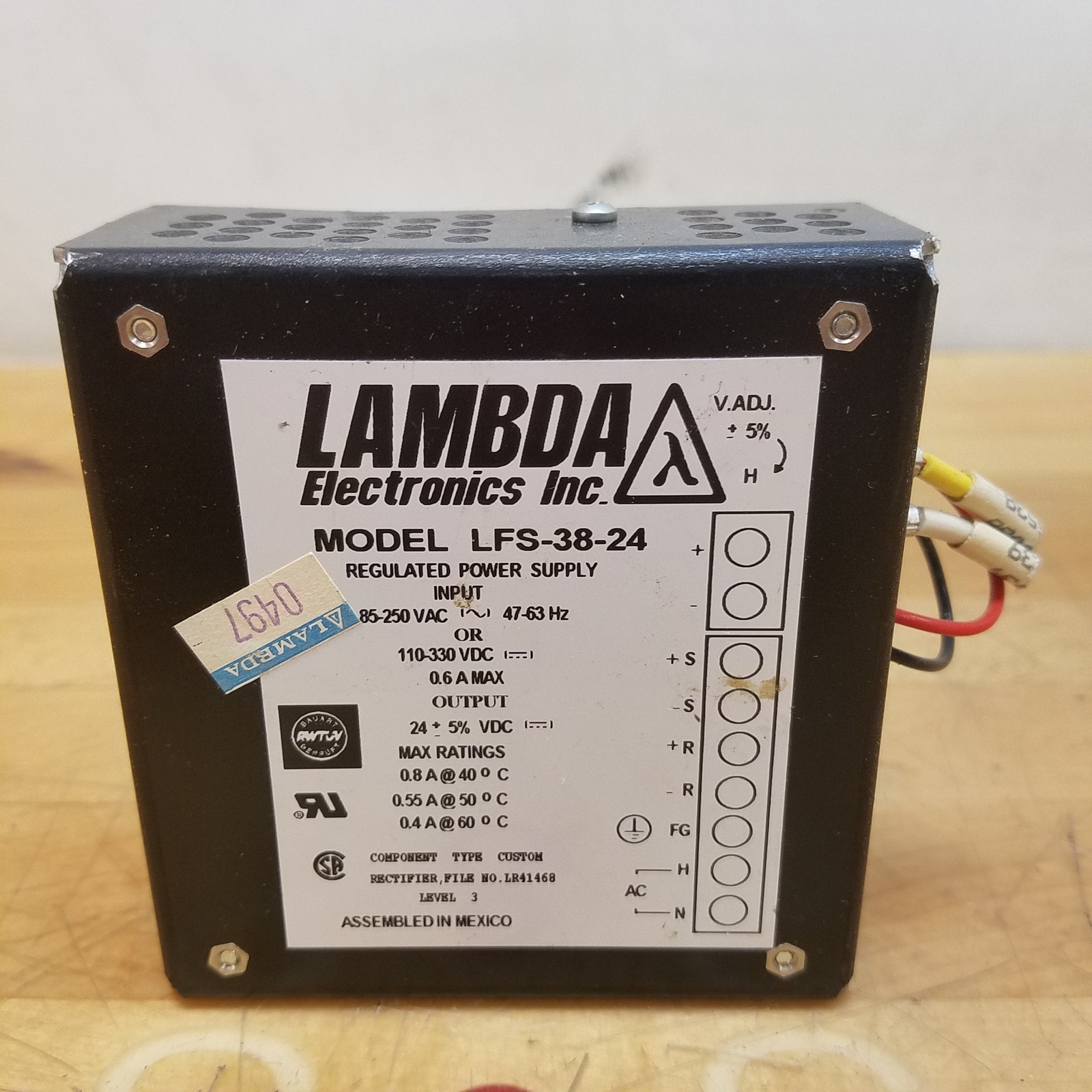 Lambda LFS-38-24 Regulated Power Supply 85- 250 VAC 110- 330 VDC - for sale online | eBay