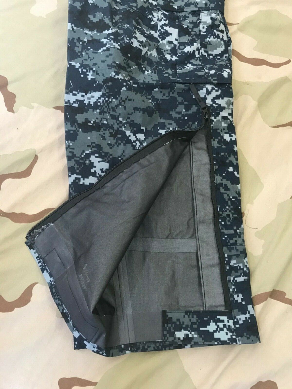 APECS US NAVY TROUSERS WORKING NWU BLUE ECW Gore-Tex PANTS ECW X-SMALL ...