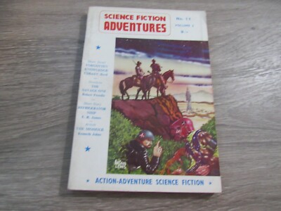 SCIENCE FICTION ADVENTURES #11 1959 RARE NOVA PUBLICATION UK PULP SF ...