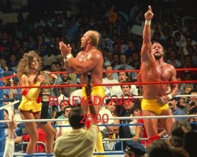 HULK HOGAN & MISS ELIZABETH & RANDY SAVAGE WRESTLER 8 X 10 WRESTLING ...