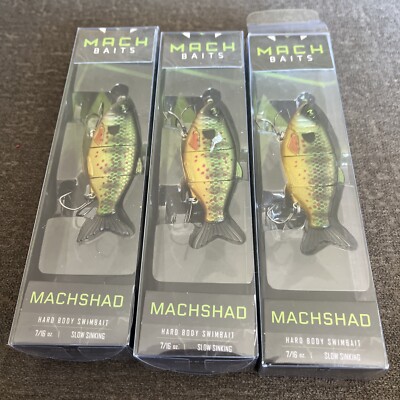 Mach baits machshad 3" hard body swimbait 7/16oz slow sinking Killer ...