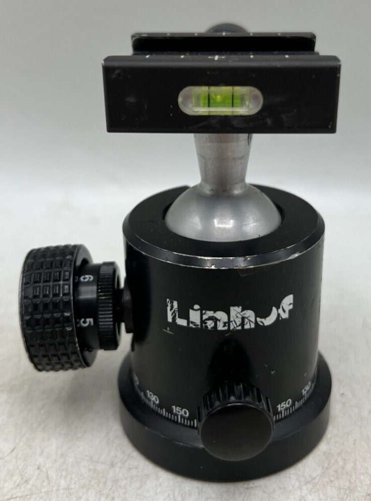 Linhof Tripod Ball Head Universal Profi w/ Knob Release Clamp Plate | eBay