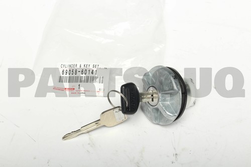 6905860141 Genuine Toyota CYLINDER & KEY SET, FUEL FILLER LID | eBay