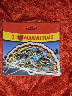 Mauritius Fan Shaped Metal Magnet With Dodo Bird In Native Scene | eBay