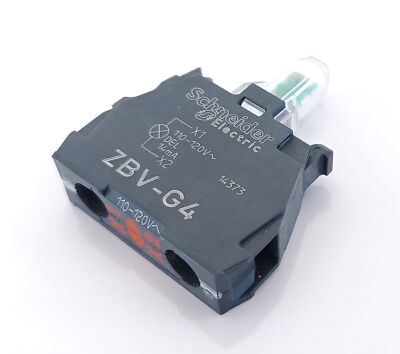 Schneider Electric ZBV-G4 Red LED 110-120V Lamp Module Contact Block ...