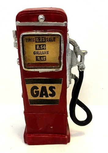 Keypoint 5" Resin Red Gas Pump Antique/Vintage Style | eBay
