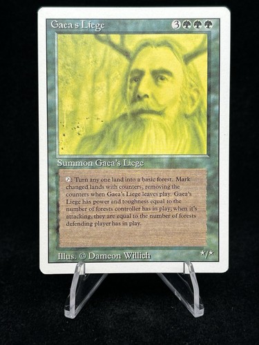 GAEA’S LIEGE Revised Edition 1994 Magic The Gathering (MTG) Rare TCG | eBay