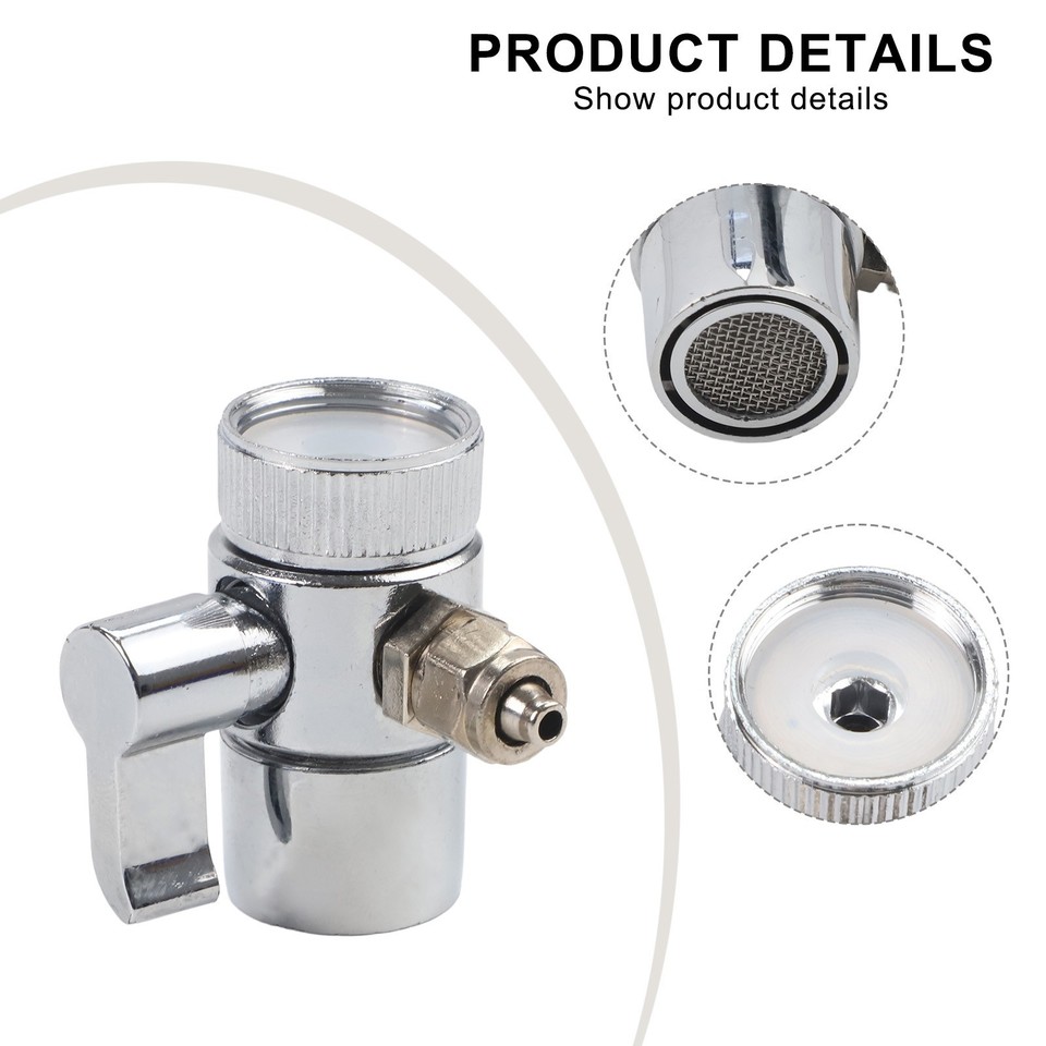 Plastic Tubing Faucet Diverter Faucet Splitter RO Tubing Faucet ...