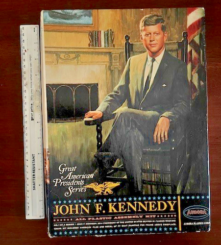 JOHN F. KENNEDY, GREAT AMERICAN PRESIDENTS SERIES, RARE AURORA MODEL ...