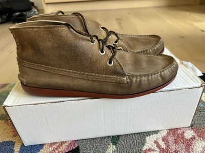 Quoddy Chukka Boot Sz 11 Calico Khaki Suede Brick Camp Sole Sz 11 | eBay