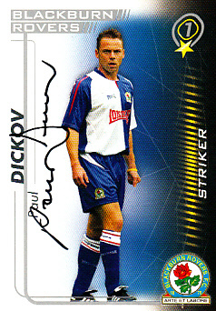 Blackburn Rovers F.C Paul Dickov Hand 05/06 Premiership Shoot Out ...