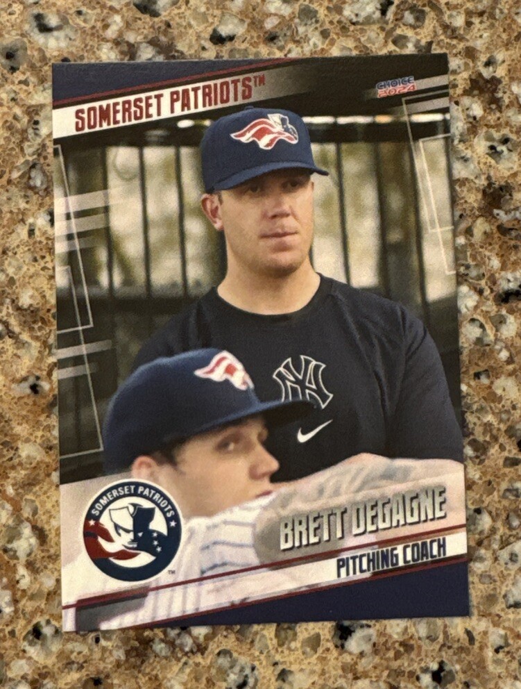Brett Degagne Choice 2024 Somerset Patriots Team Set Card Yankees | eBay