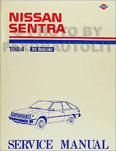 1984 Nissan Sentra Original Réparation Atelier Manuel 84 OEM Service ...