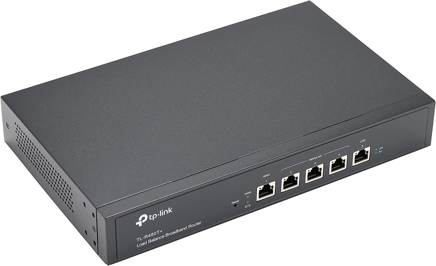 TP-Link TL-R480T+ Router Multi-WAN Load Balance 5 Porte VPN Aziendale ...