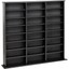 Home DVD Storage Media Cabinet CD VHS Blu-Ray Multimedia Wall Unit ...