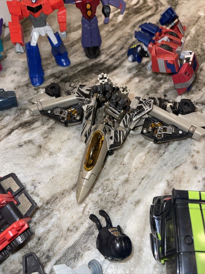 Transformer Junk Yard Huge Lot Mixed Years And Models Vehicles Figures ...