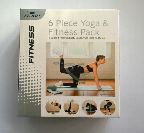 BRAND NEW 6 PIECE YOGA & FITNESS PACK CRANE WITH FITNESS CIRCLE AB ...