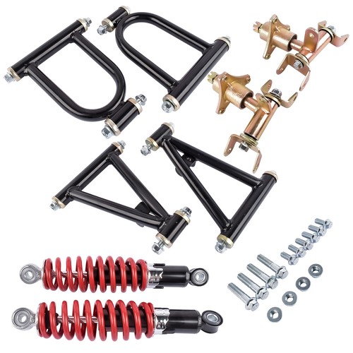 Swingarm Upper + Lower Front Suspension Arm Kit for ATV Quad Bike Buggy ...