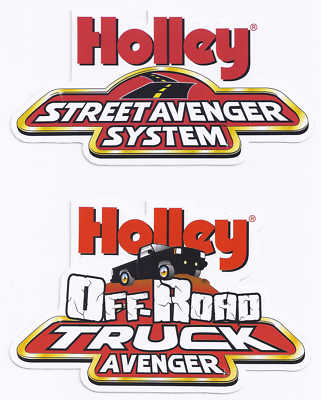 HOLLEY AVENGER Racing Stickers / Decals die cut lot of 2 | eBay