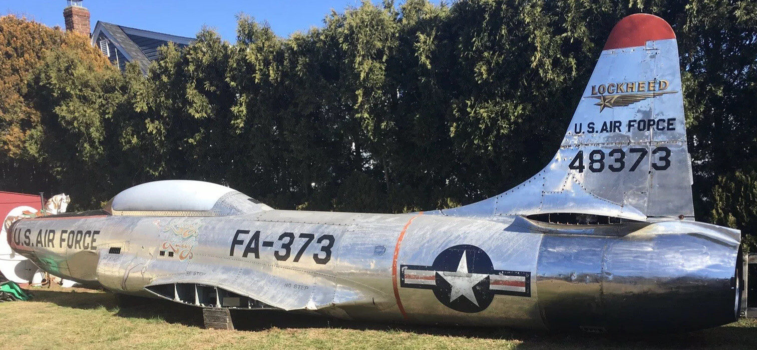 Anyone want a vintage Lockheed F94 fighter jet to display in their ...