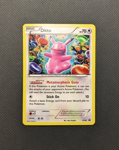 2015 Pokemon TCG - Ditto XY40 - Black Star Promo - Holo Foil Rare ...