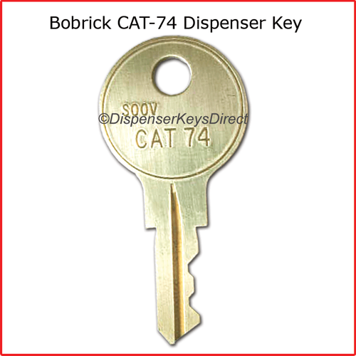 10 - KEYS for BOBRICK PAPER DISPENSERS - (and other Bobrick Products ...