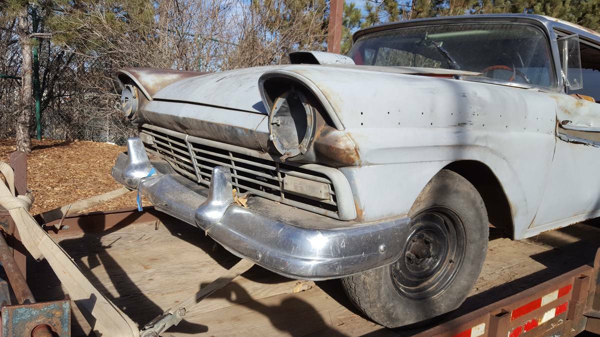 1957 '57 FORD Hood w/ Scoop Custom Fairlane Ranchero Sedan Delivery ALL ...