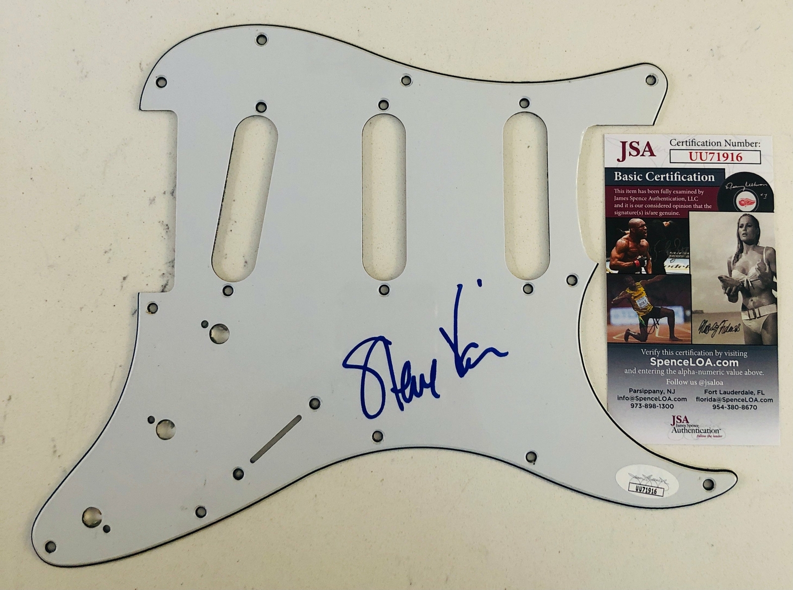 Steve Vai Signed Autograph Guitar Pickguard JSA Authentication | eBay